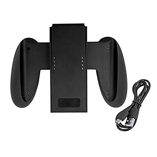 Charging Grip with 1000mAh Battery, 2-in-1Comfort Grip for Joycon Controller,Portable Charger Dock Game Console Charging Station,High Speed Charge
