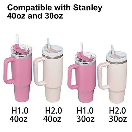 BABORUI Spill Stopper for Stanley H1.0 & H2.0 40oz/ 30oz, Upgraded Silicone Leak Stopper Compatible with Stanley Tumbler, Cup Accessories for Stanley