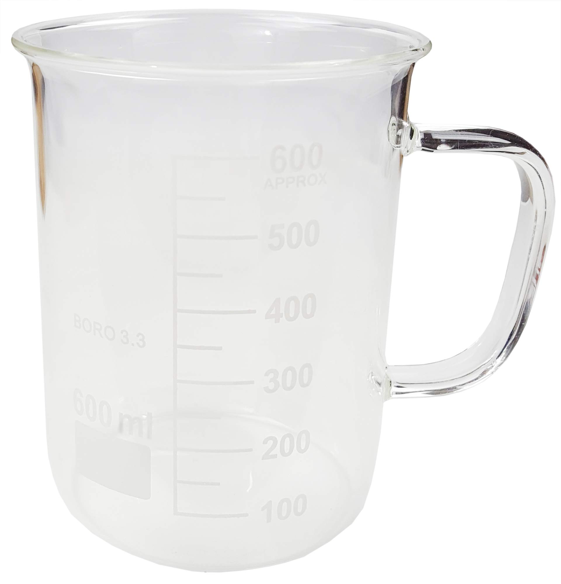 GSC International BKMG600 Beaker Mug 600ml Borosilicate Glass.