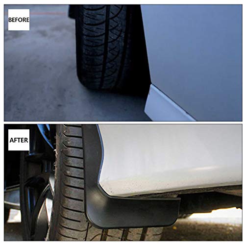 4Pcs Car Black Mud Flaps Mudguard Fender Cover Trim Replace for 2015-2023 2024 Dodge Charger SXT and 2015-2018 Charger GT/RT