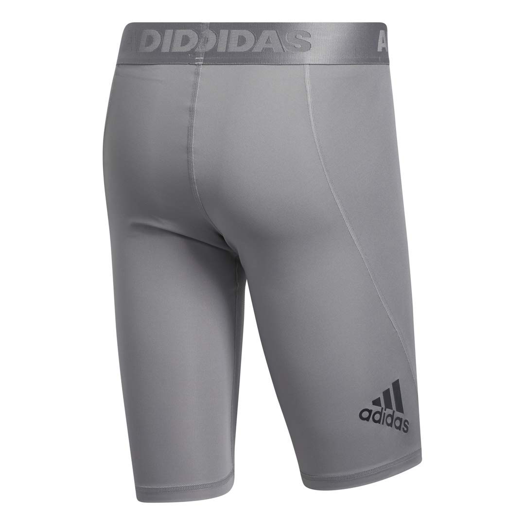 adidas mens Alphaskin Sport Shorts Tights Grey Small