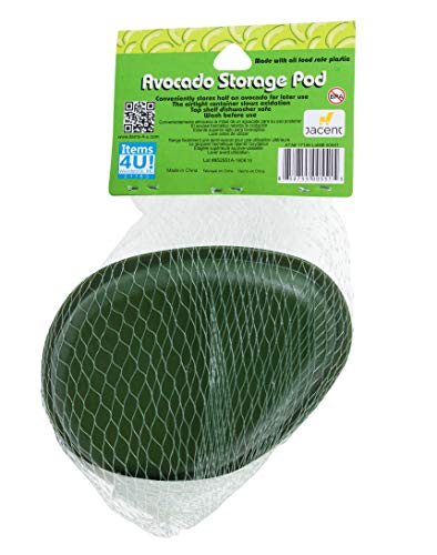 Jacent Green Plastic Avocado Storage Keeper Pod - 1 Pack