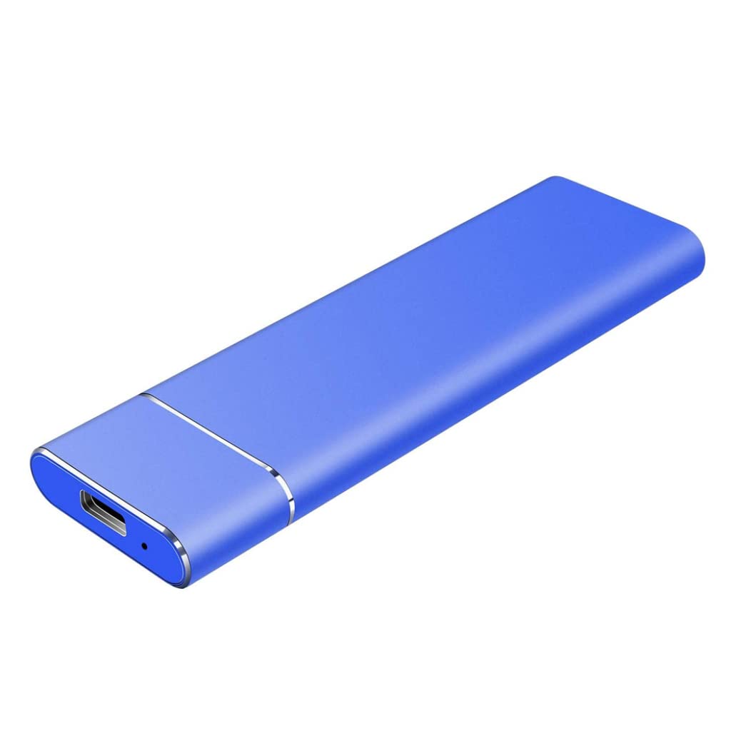 64G External Hard Drive, Max Scalable Up to 2TB Large Capacity Ultra Slim Portable Hard Shockproof Anti-Drop Drive External USB3.1 Hard Drive Storage Compatible for PC, Desktop, Laptop