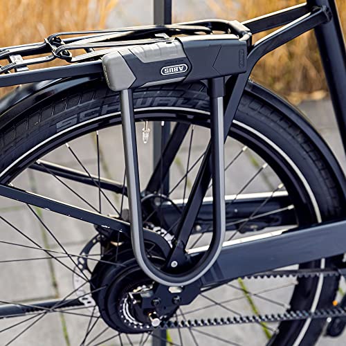 ABUS U-Lock Granit XPlus 540, Bike Lock with XPlus Cylinder, High Protection Against Theft, ABUS Security Level 15, Black/Grey