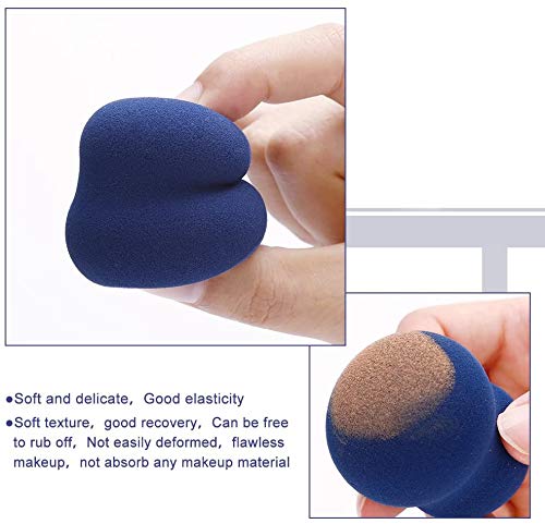 Miss Gorgeous London Makeup Sponge Set Blender Beauty Foundation Blending Sponge - Multi-colored 6 Pieces