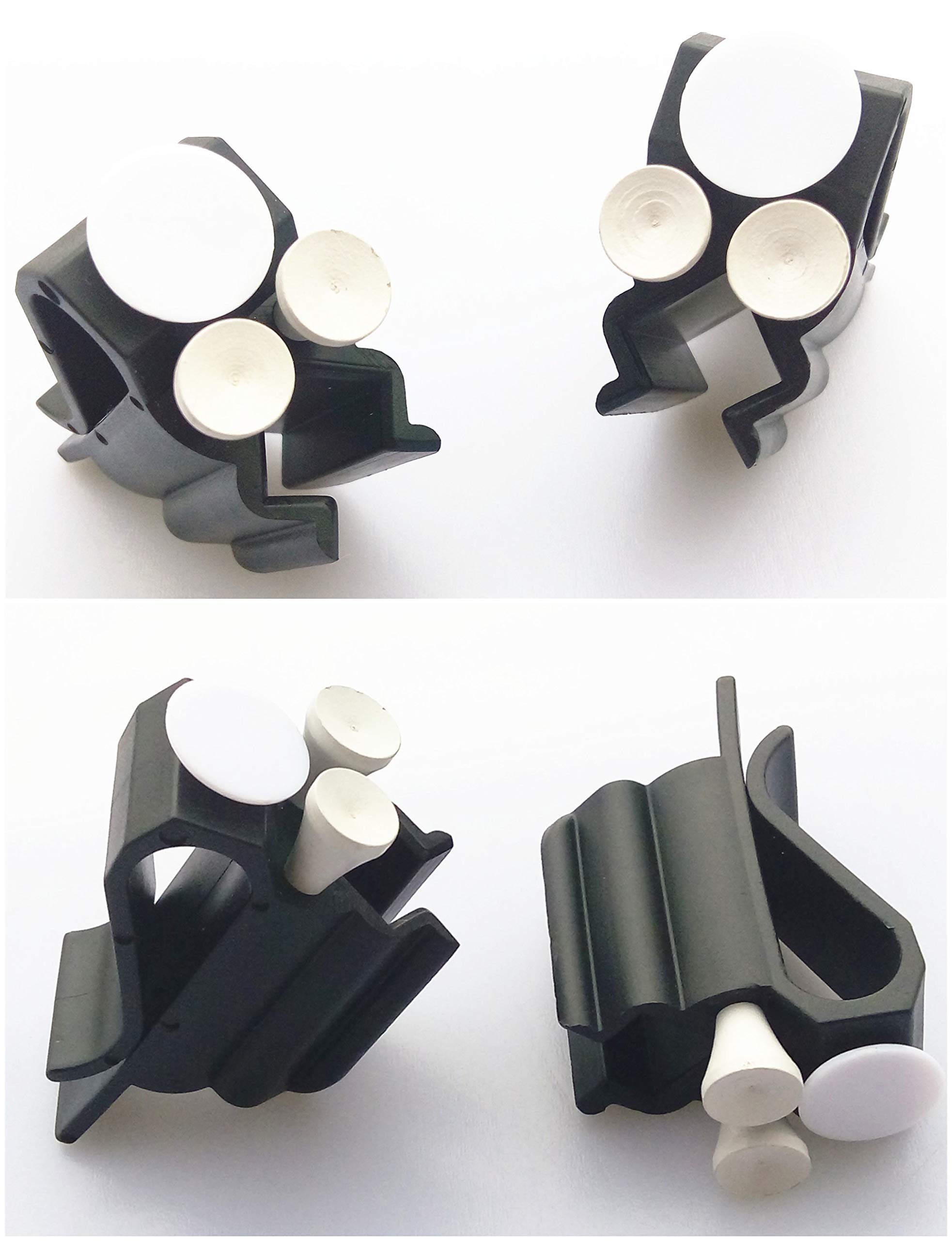 A99 2pcs Golf Bag Clip On Putter Clamp Holder Putting Organizer Club Ball Marker