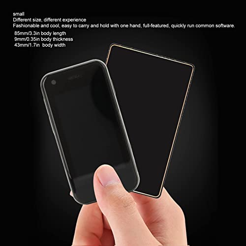 Dilwe XS11 Mini Smartphone for Kids, 3G 2.5Inch Student Pocket Cellphone WiFi GPS 1GB 8GB Quad Core Android Cell Phones, Great Kids and Students, 2MP/5MP Camera(2.5" Green)