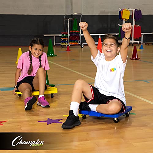 Champion Sports Scooter Stacker, Yellow