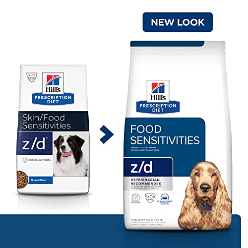 Hill's Prescription Diet z/d Skin/Food Sensitivities Dry Dog Food, Veterinary Diet, 8 lb. Bag
