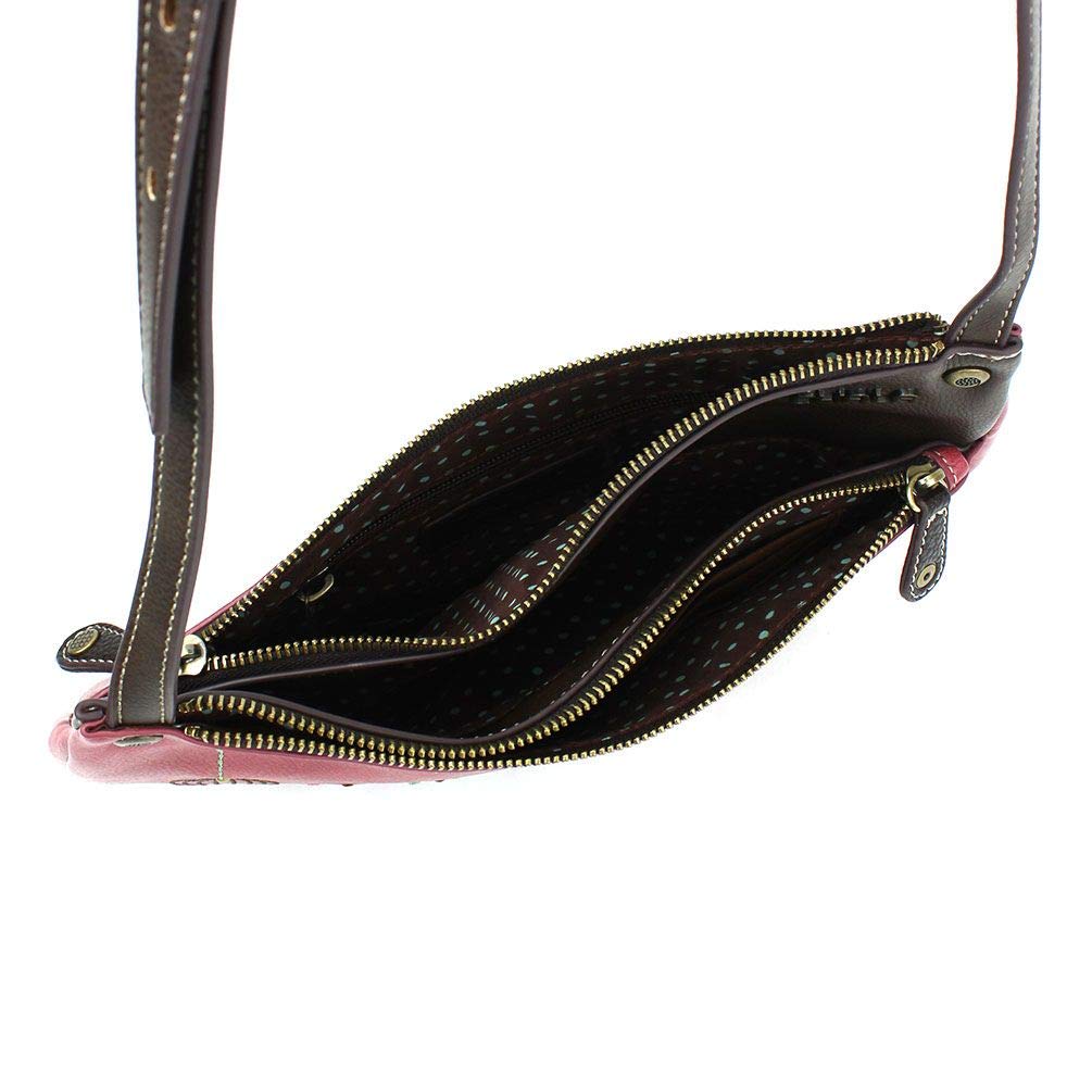 Chala Handbags Bird Criss Cross Crossbody Handbag Purse