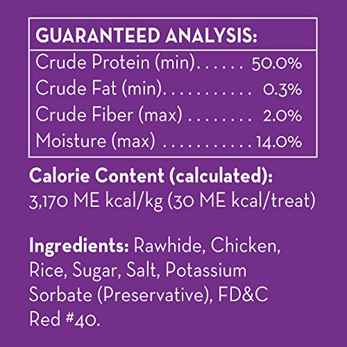 Dingo Munchy Stix, Made With Real Chicken, 50-Count, Red (P-22042)