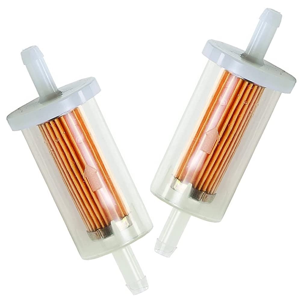 695666 Fuel Filter Compatible With 845125 691035 5065 5065D 5065K 493629 MTD Craftsman Troy Bilt Lawn Mower Tractor(2 pack)