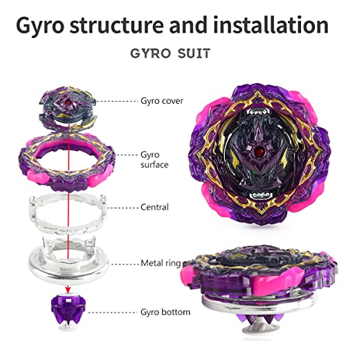 Battling Tops Burst B-206 Gyro Toys for Kids with Launcher (B-206)