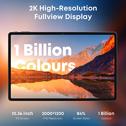 CHUWI Android 12 Tablet HiPad Max 10.36'', 8GB RAM 128GB ROM, Snapdragon 680(2.4GHz), 1TB Expand, 4G LTE Dual SIM |Octa-Core | 8+5MP Camera |7000mAh |2000 * 1200 |BT 5.0 |5G WiFi |QC 3.0 |Widevine L1