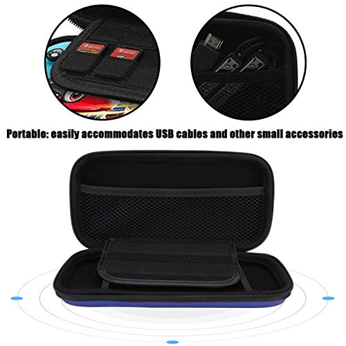 Demeras Lite Game Storage Bag, Game Consloe Carrier Scratch Resistant Anti-Collision,Anti-Fall for Women for Outdoor for Men for Travel(Blue)