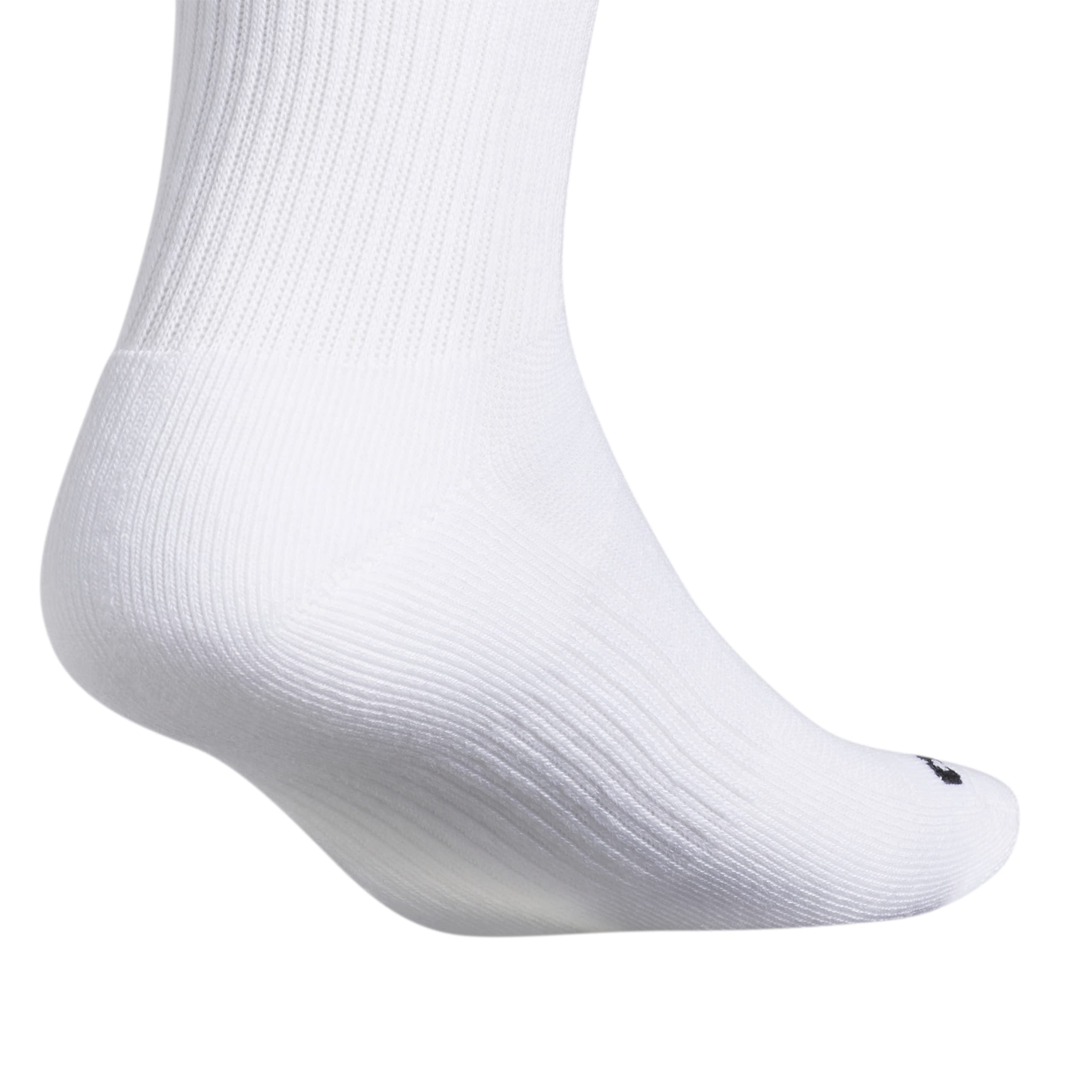adidas Originals Men's Originals Trefoil 3-Pack Mid-Crew, White/Grey/Black, Large