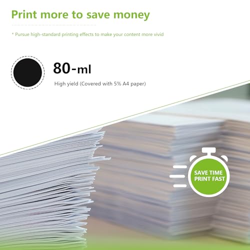712XL Black Ink Cartridges (2 Pack, 80ml) -LOMENTI Compatible 712XLBK 3ED71A Ink Cartridges Replacement for HP 712XL DesignJet T650 T630 T230 T210 Studio Plotter Printers