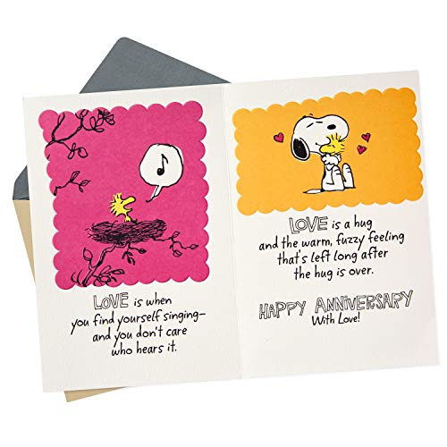Hallmark Anniversary Card (Peanuts Vignette) (0399RZB1111)