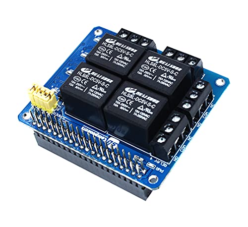PiRelay EXPANSION BOARD FOR RASPBERRY PI Raspberry Pi A+/B+/2B/3B/3B+ Loads up to 240VAC/7A,125VDC/10A by SB Components
