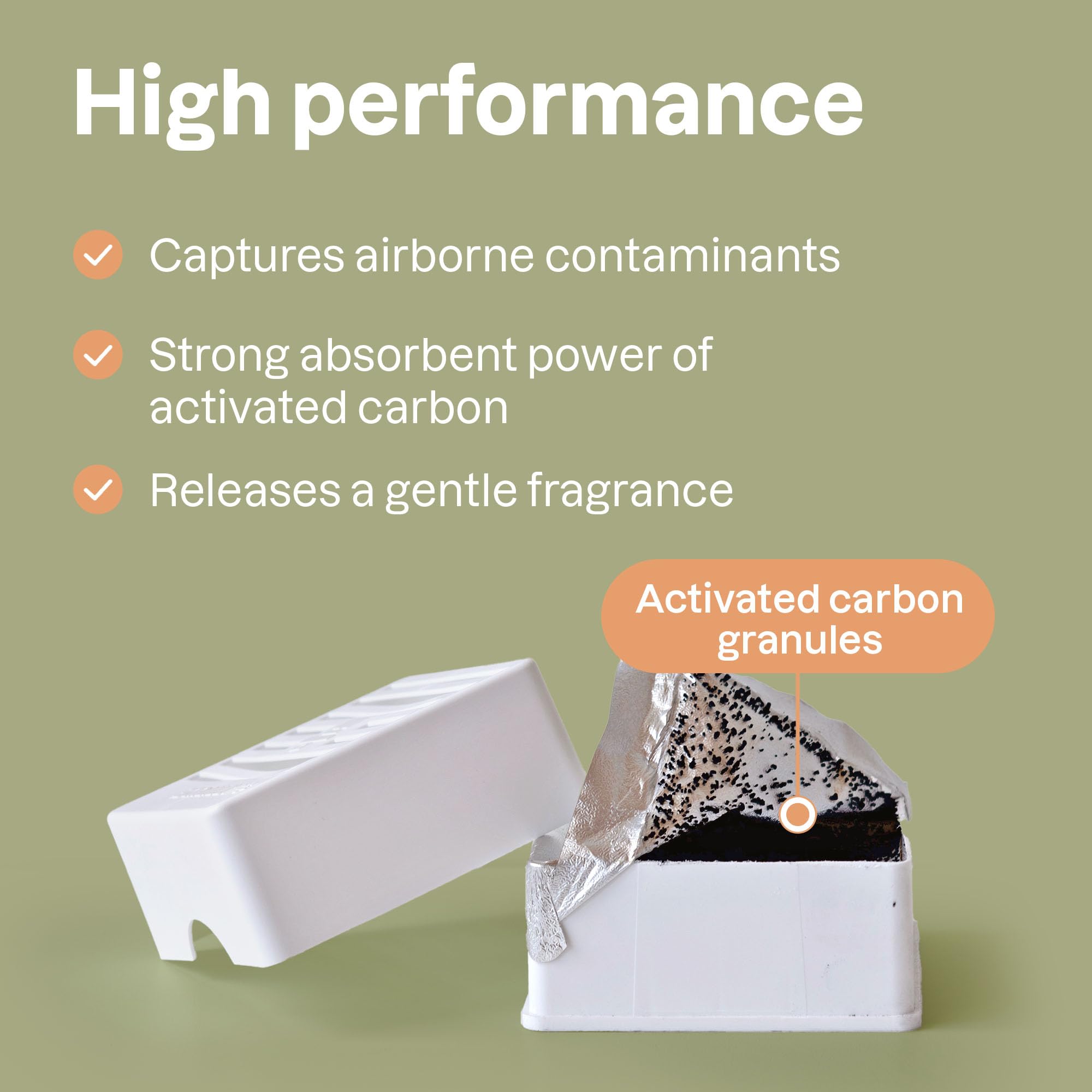 ATTITUDE Air Purifier with Activated Carbon Filter, Plant- and Mineral-Based Ingredients, Traps Pet Odors and Pollutants, Vegan and Cruelty-free, Lavender, 8 Ounces