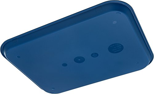 Carlisle FoodService Products Cafe Plastic Fast Food Tray, 14" x 18", Blue