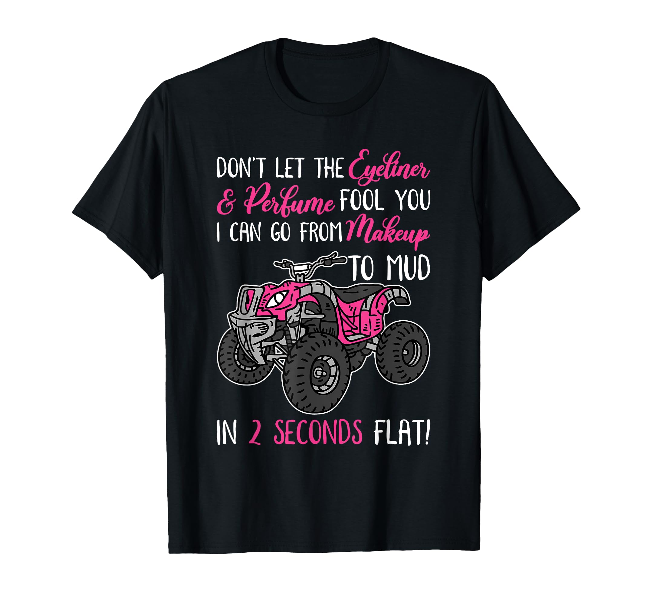 ATV Quad Bike Riding Girl For All-Terrain Four Wheeler T-Shirt