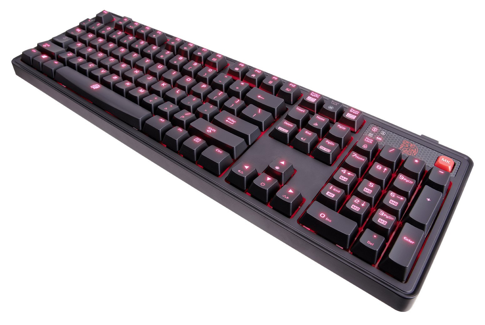 Thermaltake Tt Esports Meka Pro Cherry MX Red Switches 6 Red Backight Effect Mechanical Gaming Keyboard KB-MGP-RDBDUS-01
