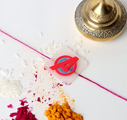 CHERKRAFT Rakhi for Small Brother Cartoon/Superhero Rakhi for Small Bhai Bro Rakhi Thread - CK069 (Design 2)