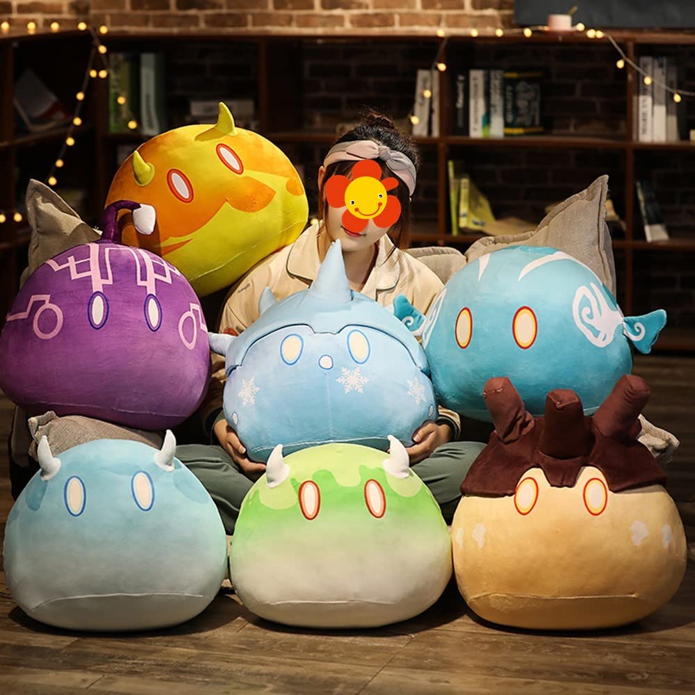 CHAOZI0 Children’s Plush Toy Pillow, Sofa Cushion, Plush Stuffed Doll Soft Pillow, Role-Playing Game Fan Props (13.8" Wind)