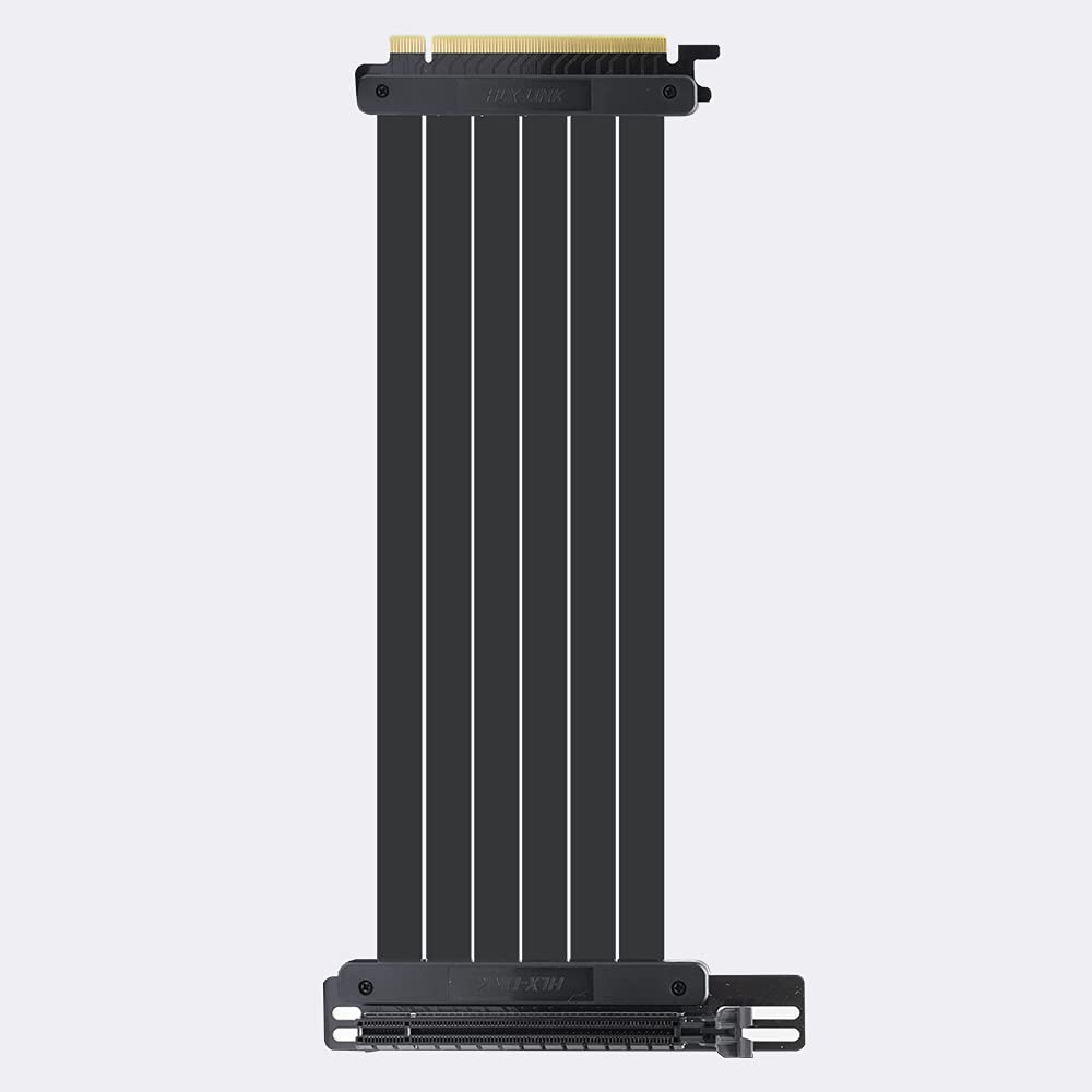 IBEST IMPETUS Vertical GPU Mounting Bracket Graphics Card Holder Kit with PCIE Riser Cable 90 Degree Right Angle 25cm Black