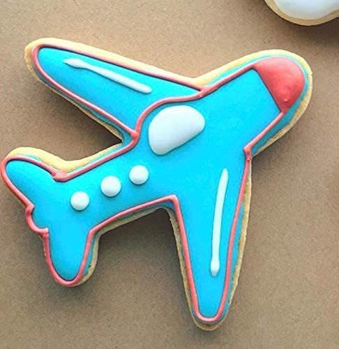 Air Travel Cookie Cutters 3-Pc. Set Made in USA by Ann Clark, Airplane, Cloud, Hot Air Balloon