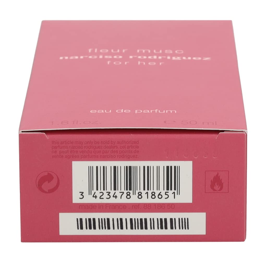 Narciso Rodriguez Fleur Musc for Her Eau De Parfum Spray, 1.6 Ounce, Multi