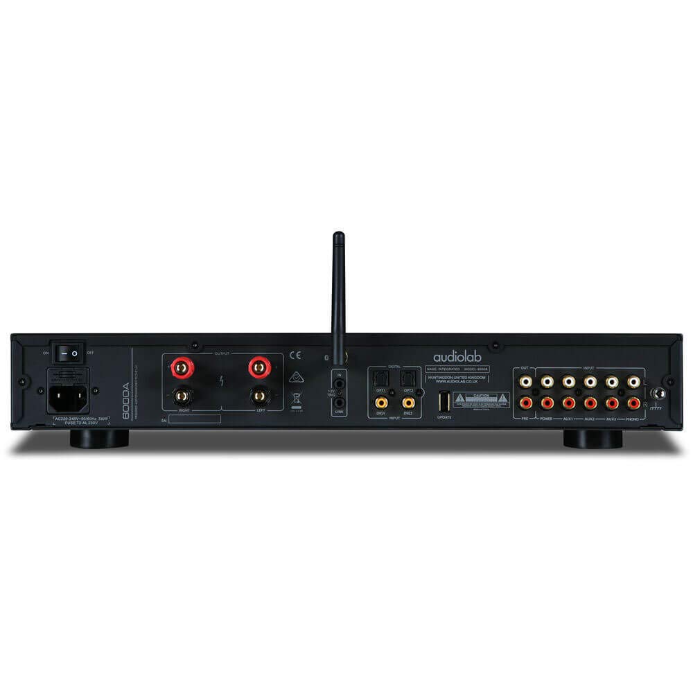 Audiolab 6000A Play Integrated Amplifier with Wireless Audio Streaming (Black)