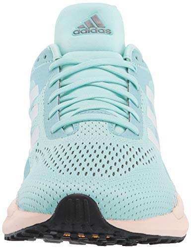adidas Women's Solar Glide 3 Running Shoe, Frost Mint/White, 5.5