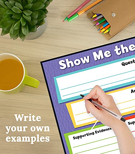 Carson Dellosa Evidence-Based Reading and Writing Bulletin Board Set (110290), 17" x 24", 17" x 12", Multicolor