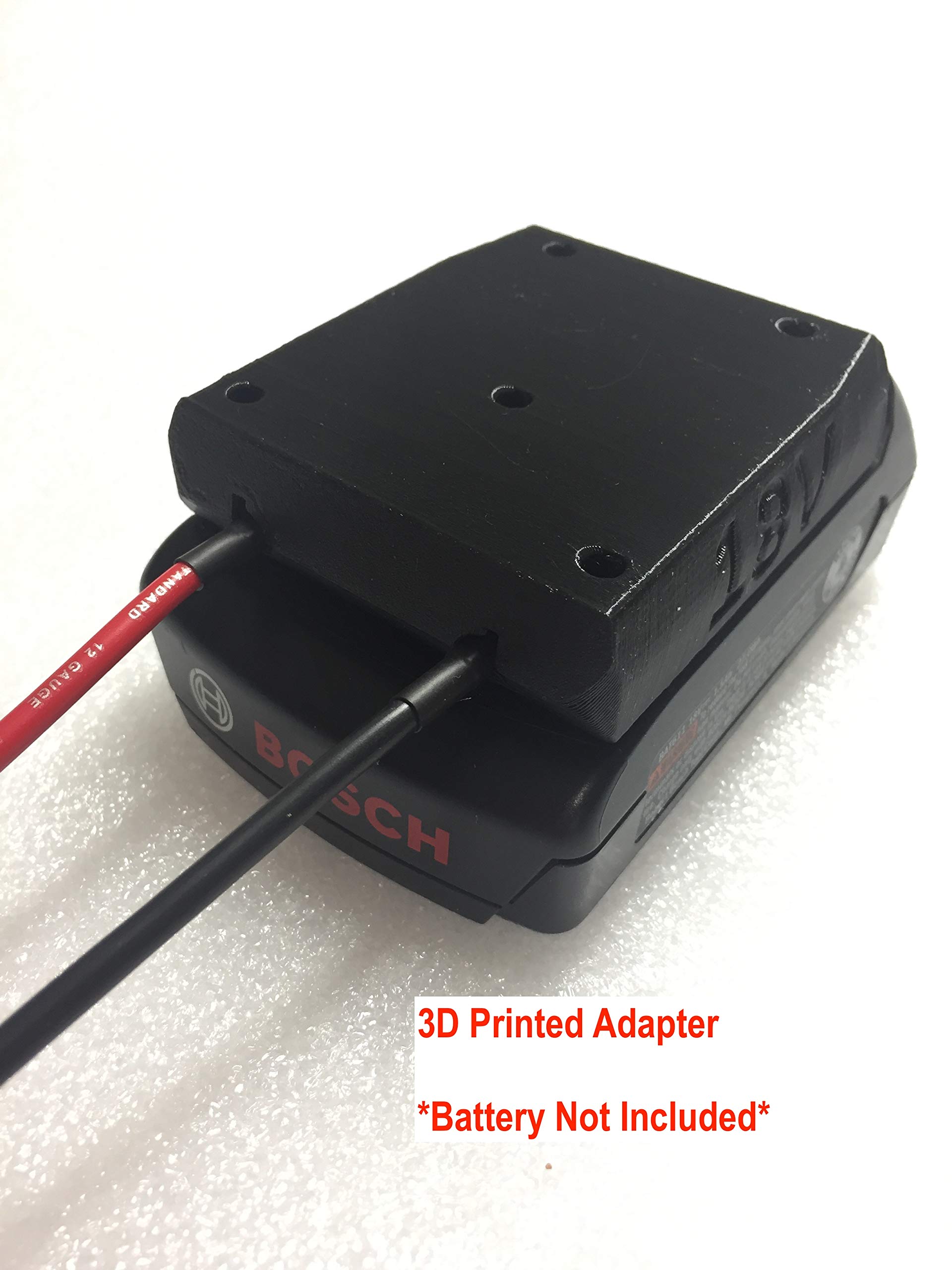 Battery Adapter for Bosch 18v Dock Power Connector 18 volt12 Gauge Robotics