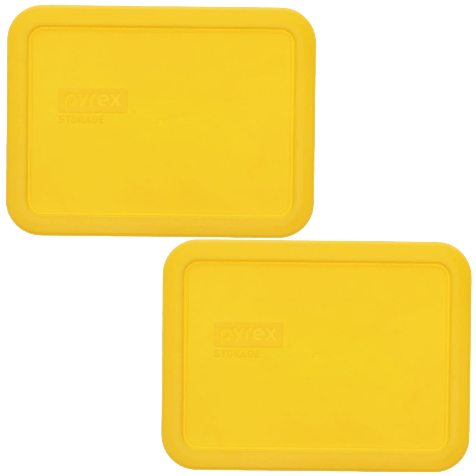 Pyrex 7210-PC 3-cup Meyer Lemon Yellow Lid - 2-Pack - Original Genuine Pyrex - Made in the USA