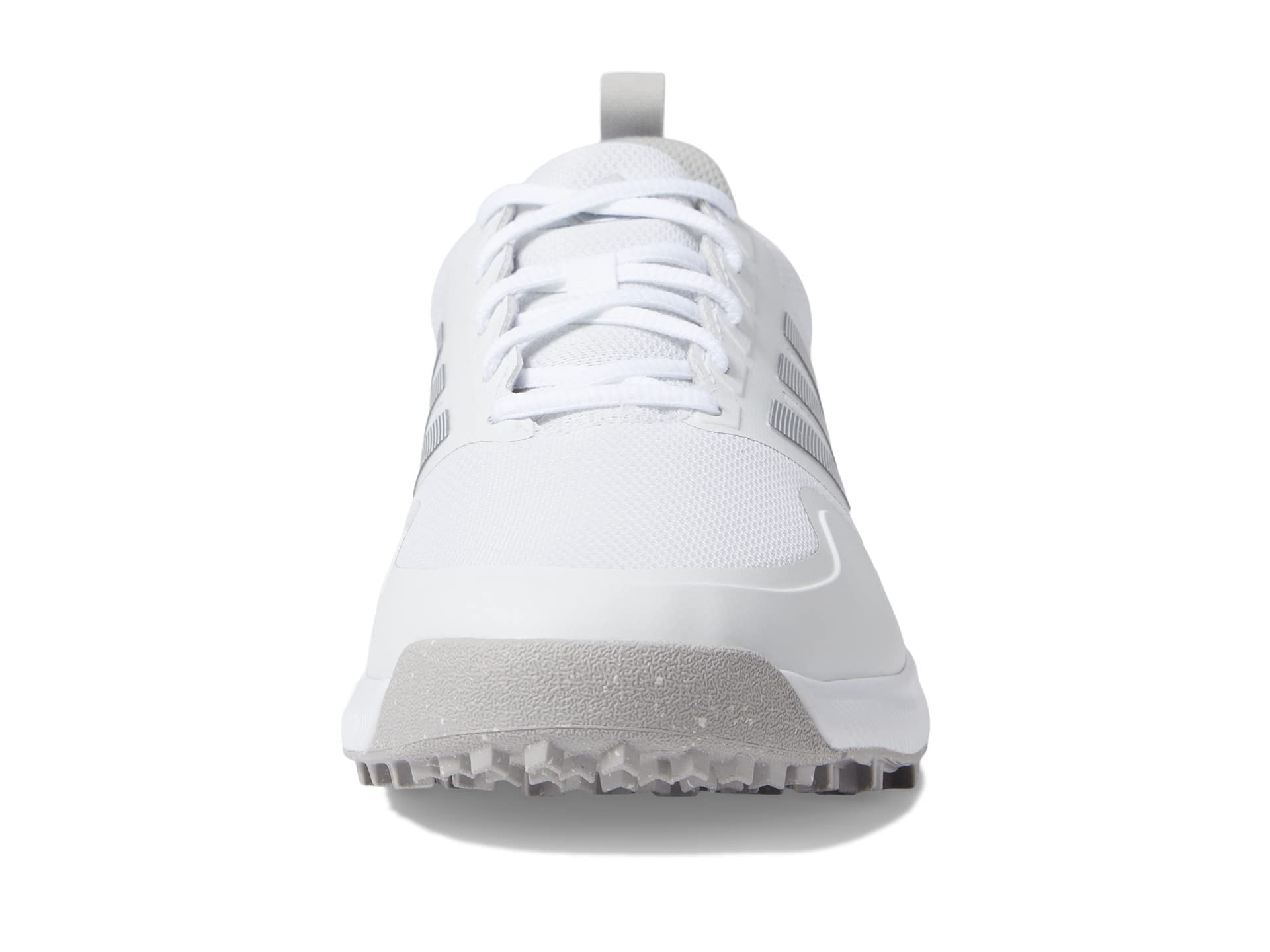adidas Women's Tech Response Spikeless 3.0 Golf Shoes, Footwear White/Grey Two/Silver Metallic, 8.5