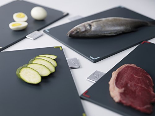 Joseph Joseph 100 Collection Index Chopping Boards - Stainless Steel