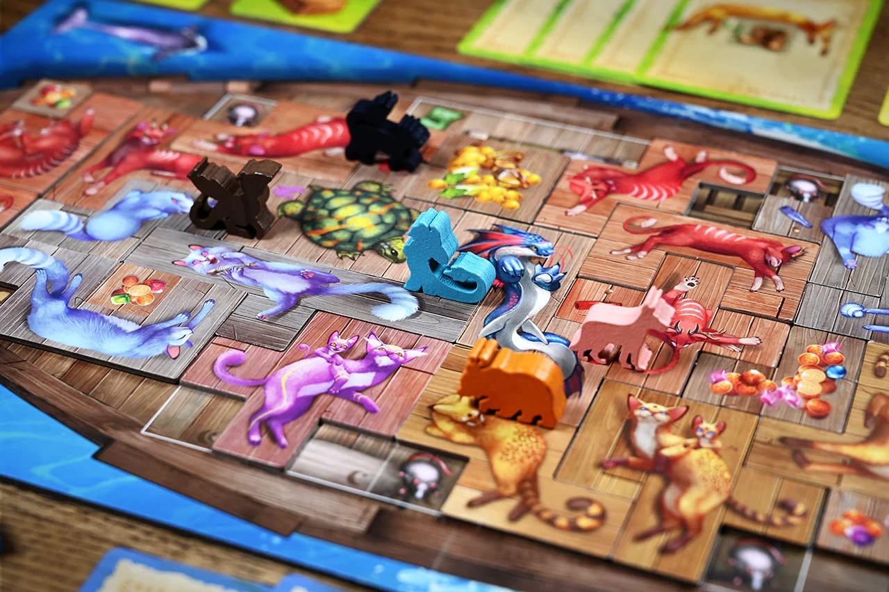 City of Games The Isle of Cats: Kittens + Beasts Expansion - Boardgame, Ages 8+