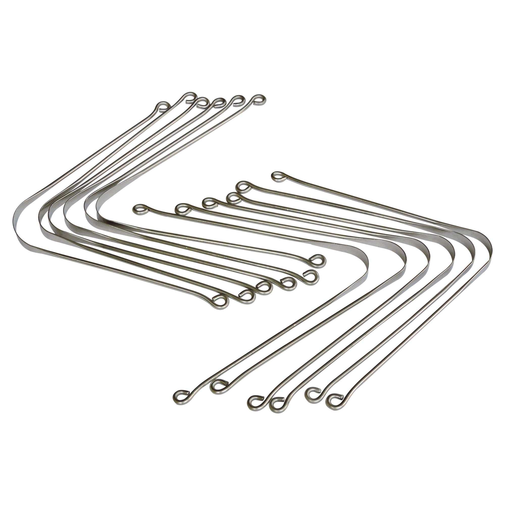 High Grade Stainless Steel Tongue Cleaner, Set of 12, for Bad Breath Treatment Naturally