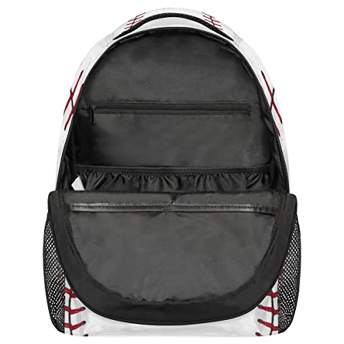 Backpack Baseball Laptop Computer Backpacks Waterproof College School Bookbag Casual Travel Hiking Camping Daypack for Women Men