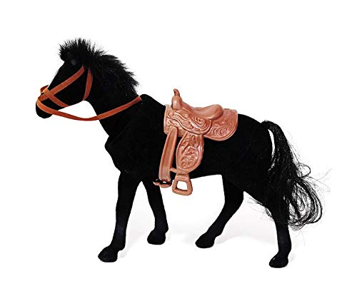 Batty Bargains Regal Bobblehead Horse with Auto Dashboard Adhesive (Black)