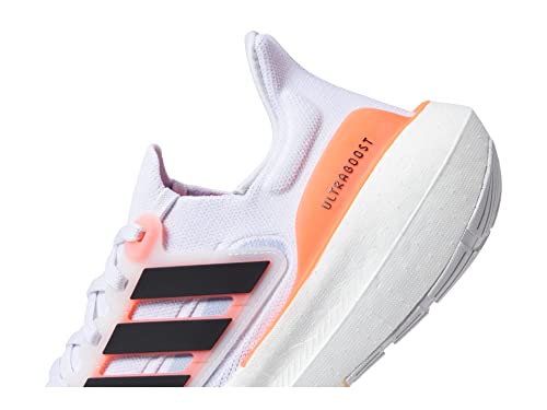 adidas Women’s Ultraboost Light Running Shoes (Ultraboost 23), White/Black/Solar Red, 7