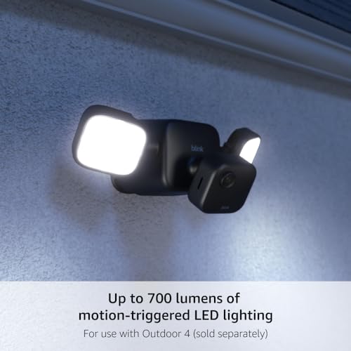 All-New Blink Outdoor 4 Floodlight Mount β Wire-free, 700 lumens, two-year battery life, set up in minutes