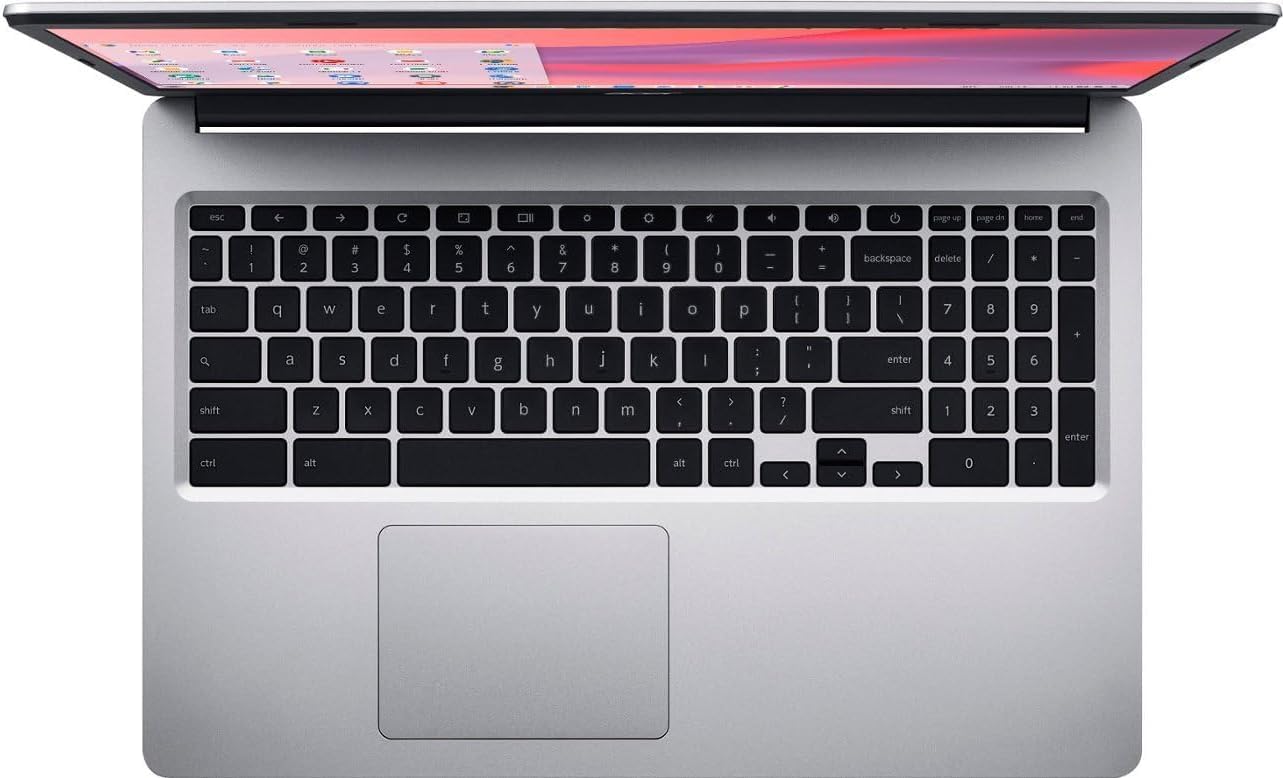 acer 2023 Newest Chromebook 315 Laptop, 15.6" HD Display, Intel Celeron N4020(Up to 2.8GHz), 4GB RAM, 64GB eMMC, Intel UHD Graphics, 12.5H Long Battery, WiFi, Bluetooth, Chrome OS
