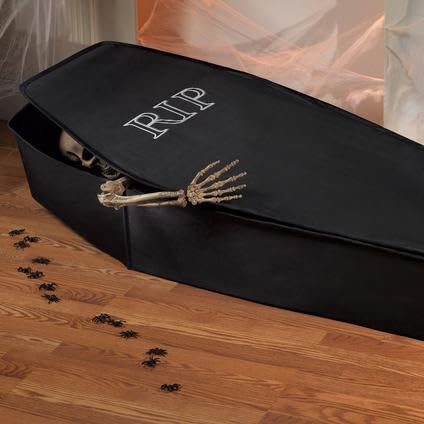 Amscan Halloween Cemetery Pop Up Coffin, Home Decor, 60" H x 24" W x 9 1/2" D 1 ct