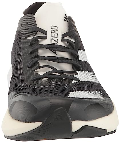adidas Women's Adizero Adios 8 Sneaker, Carbon/White/Black, 8
