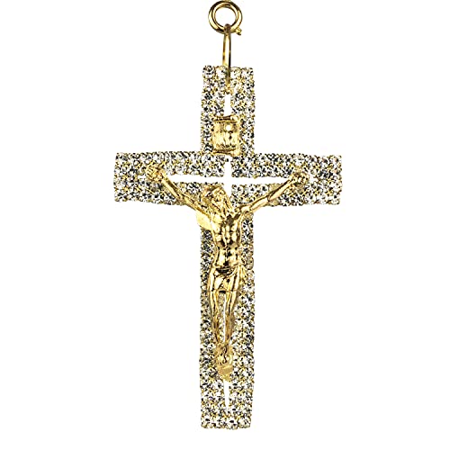 Cana Collection Wedding Lasso Rosary Lazo de Bodas Handcrafted Lasso, Great Wedding Gift Beautiful Christian Catholic Wedding Tradition for Brides and Grooms,Pearl Beads and Crystals Gold