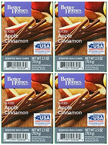 Better Homes and Gardens Sliced Apple Cinnamon Scented Wax Cubes - 4-Pack